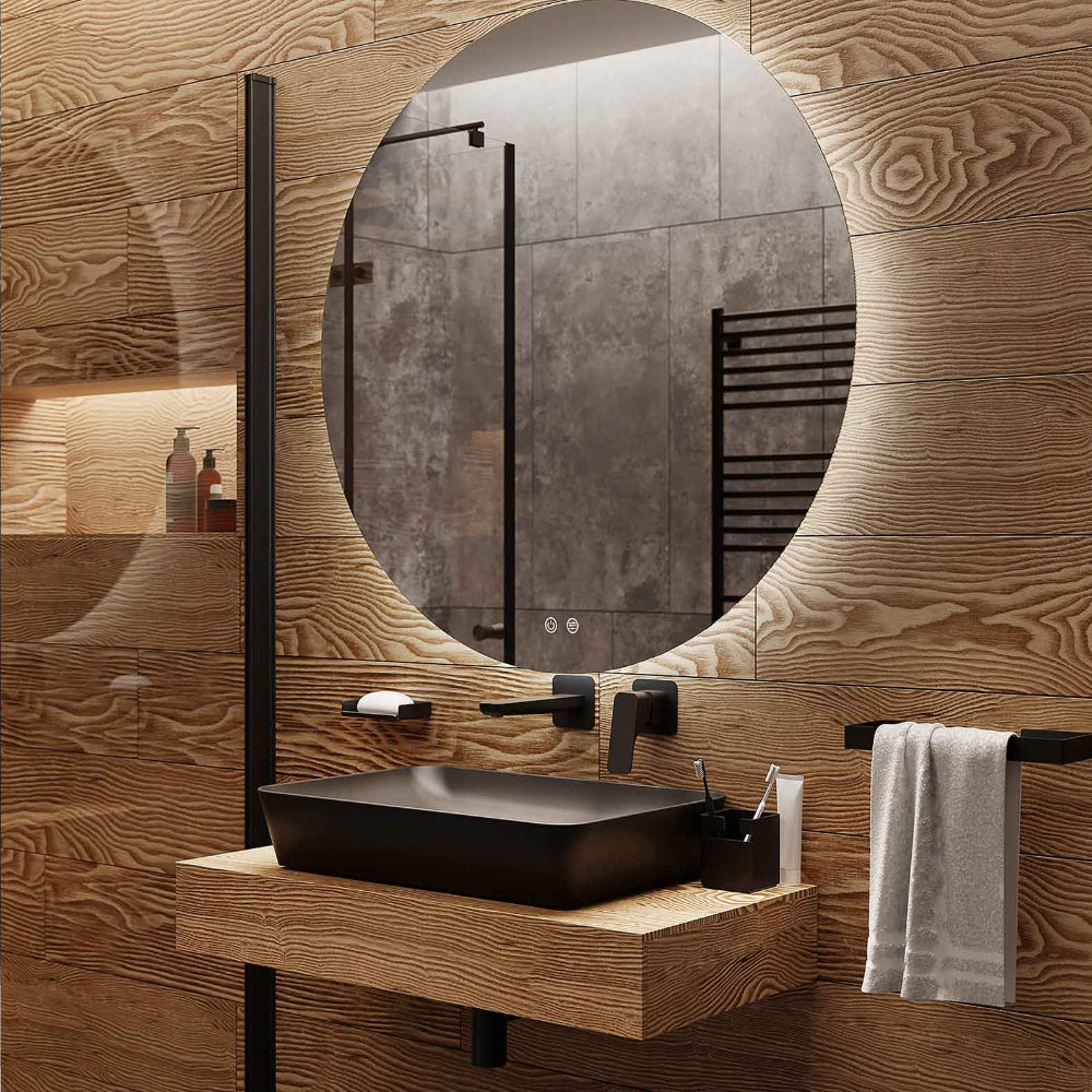 AURA Round LED Mirror - Modern & Elegant Design
