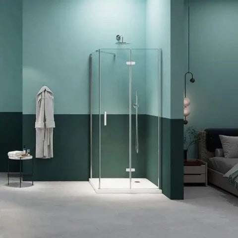Aero Chrome Bi-Fold Shower Enclosure | Space-Saving Design