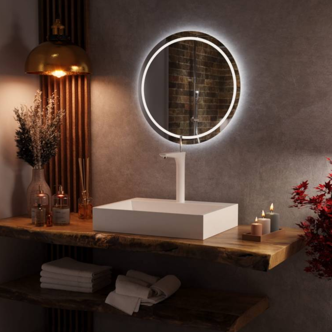 Mars LED Round Mirror – Bathroom Store Ireland