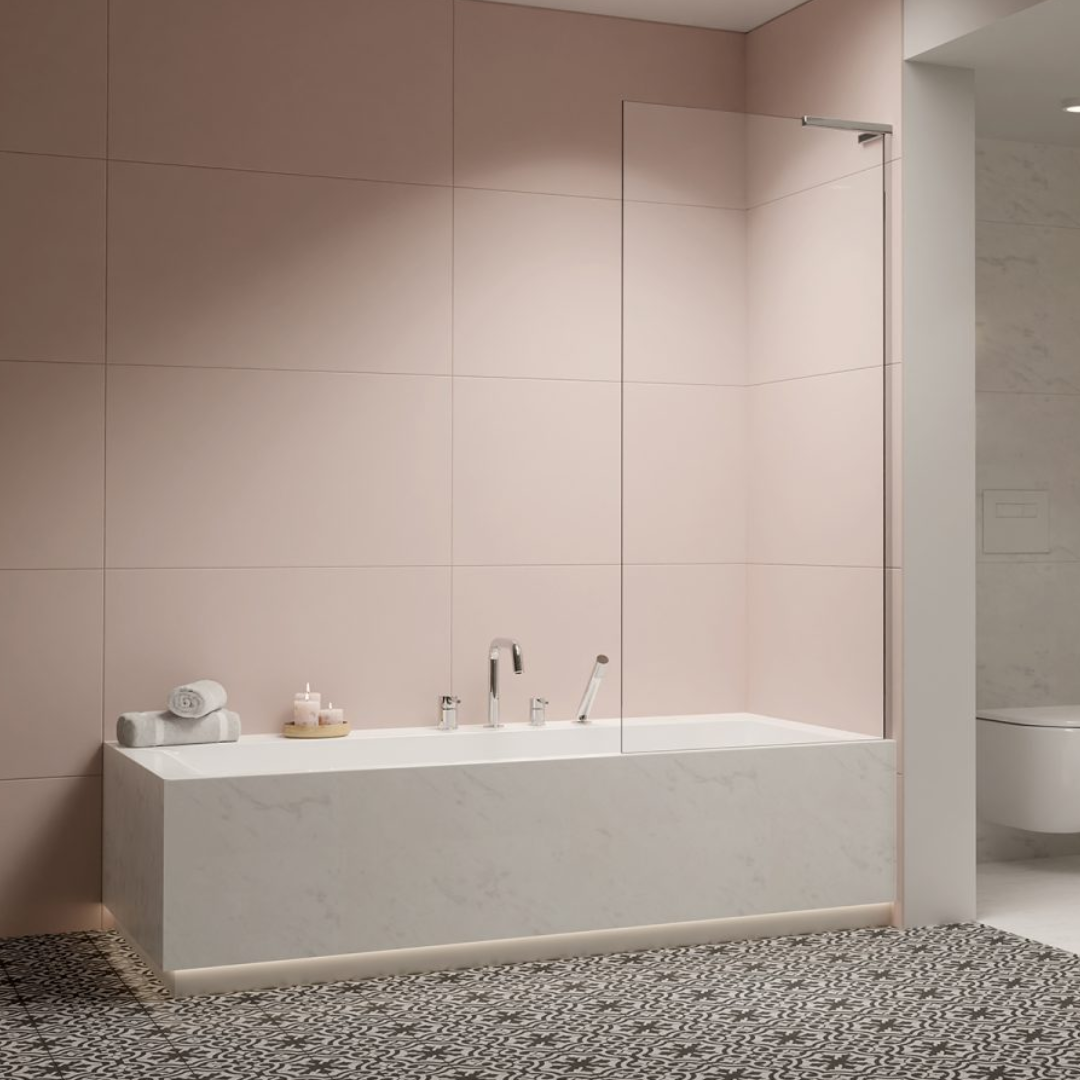 Radaway 8mm Modo Pnj Ii Bath Screen Chrome Bathroom Store Ireland