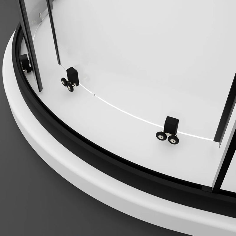 Premium Pro Black Quadrant Shower Enclosure - Bathroom Store Ireland