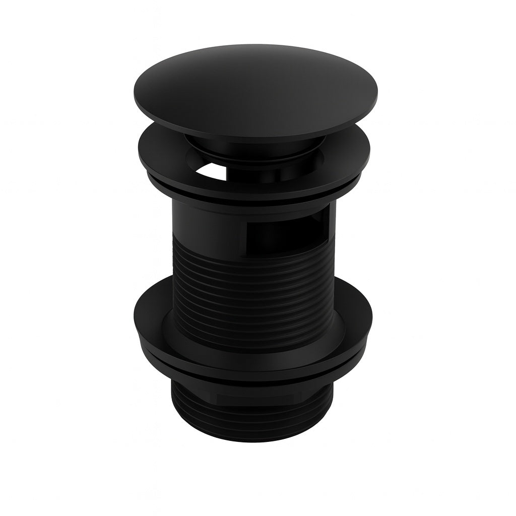 Orion Matte Black Click-Clack Basin Waste | Modern Drain