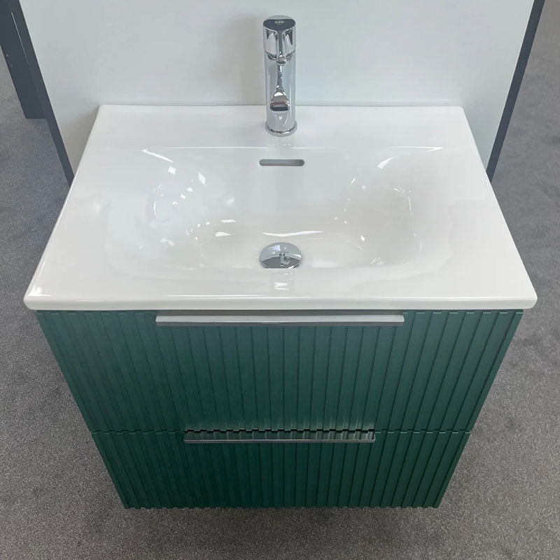 Oklahoma Green Vanity Unit & Basin – Bathroom Store Ireland