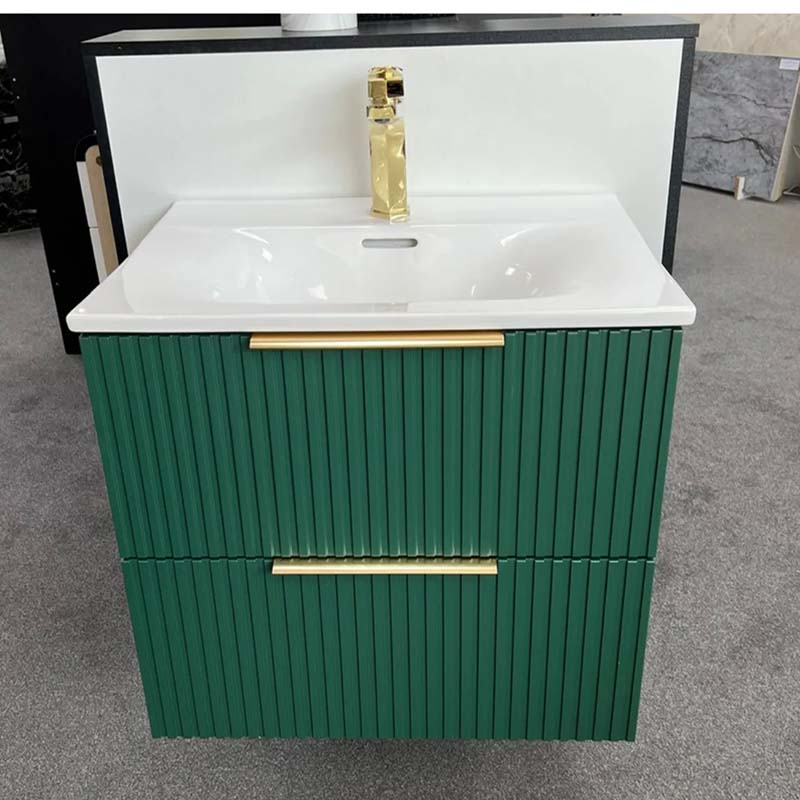 Oklahoma Green Vanity Unit & Basin – Bathroom Store Ireland