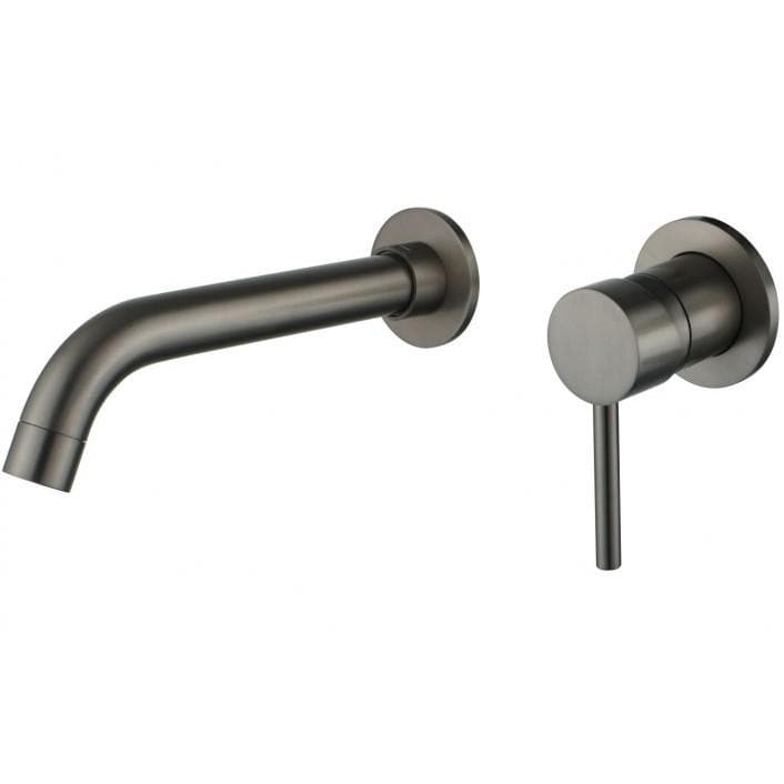 Graphite Wall Mounted Mixer Tap
